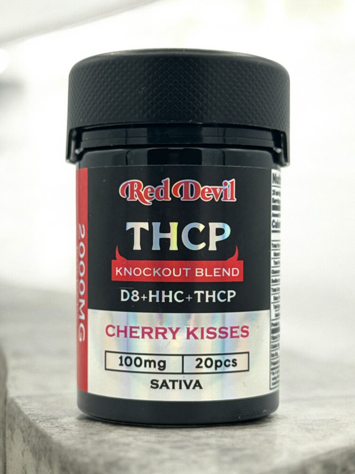 Cherry Kisses Gummies 100MG – Red Devil D8+HHC+THCP